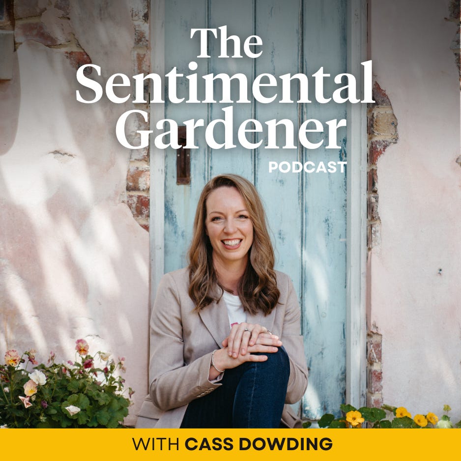 The Sentimental Gardener is growing - by Cass Dowding