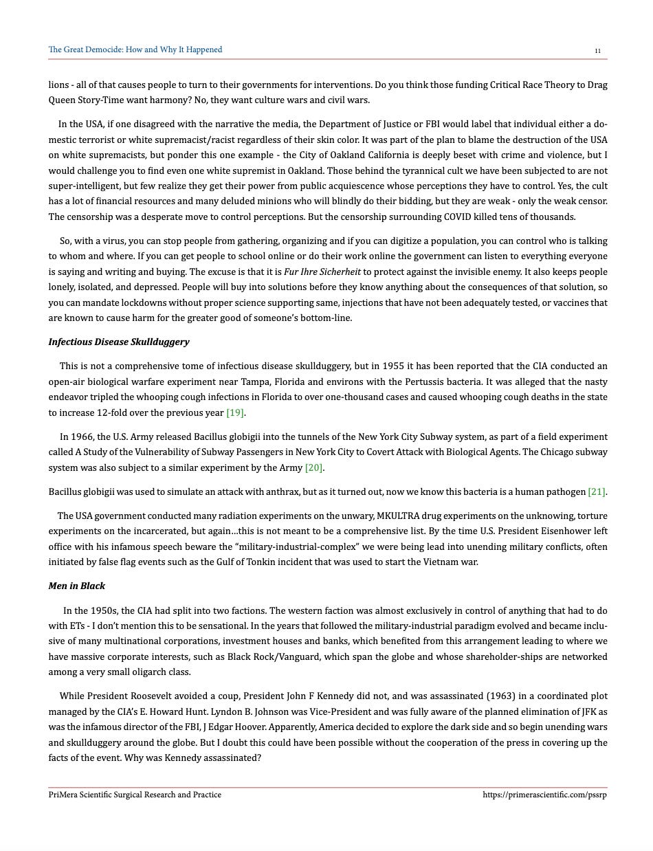 The Great Democide: How and Why It Happened