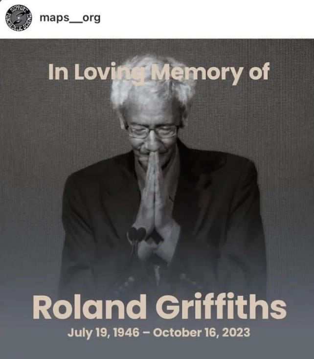 The passing of a psychedelic prophet - by Jules Evans