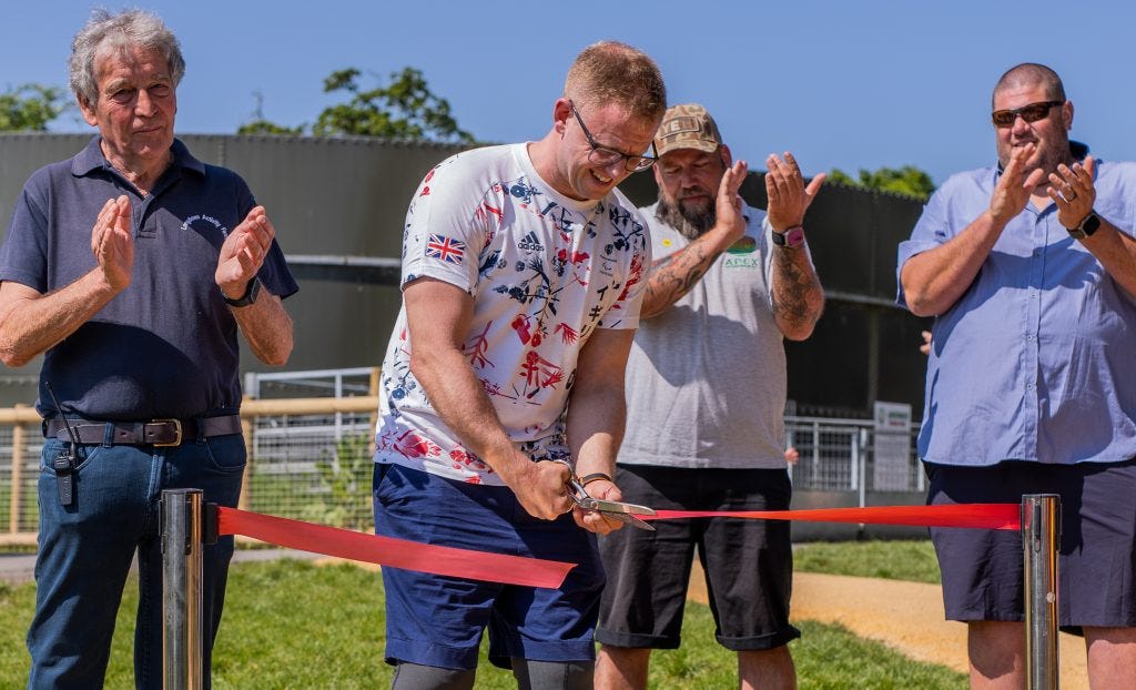 Paralympian opens all-inclusive play area at Longdown Activity Farm