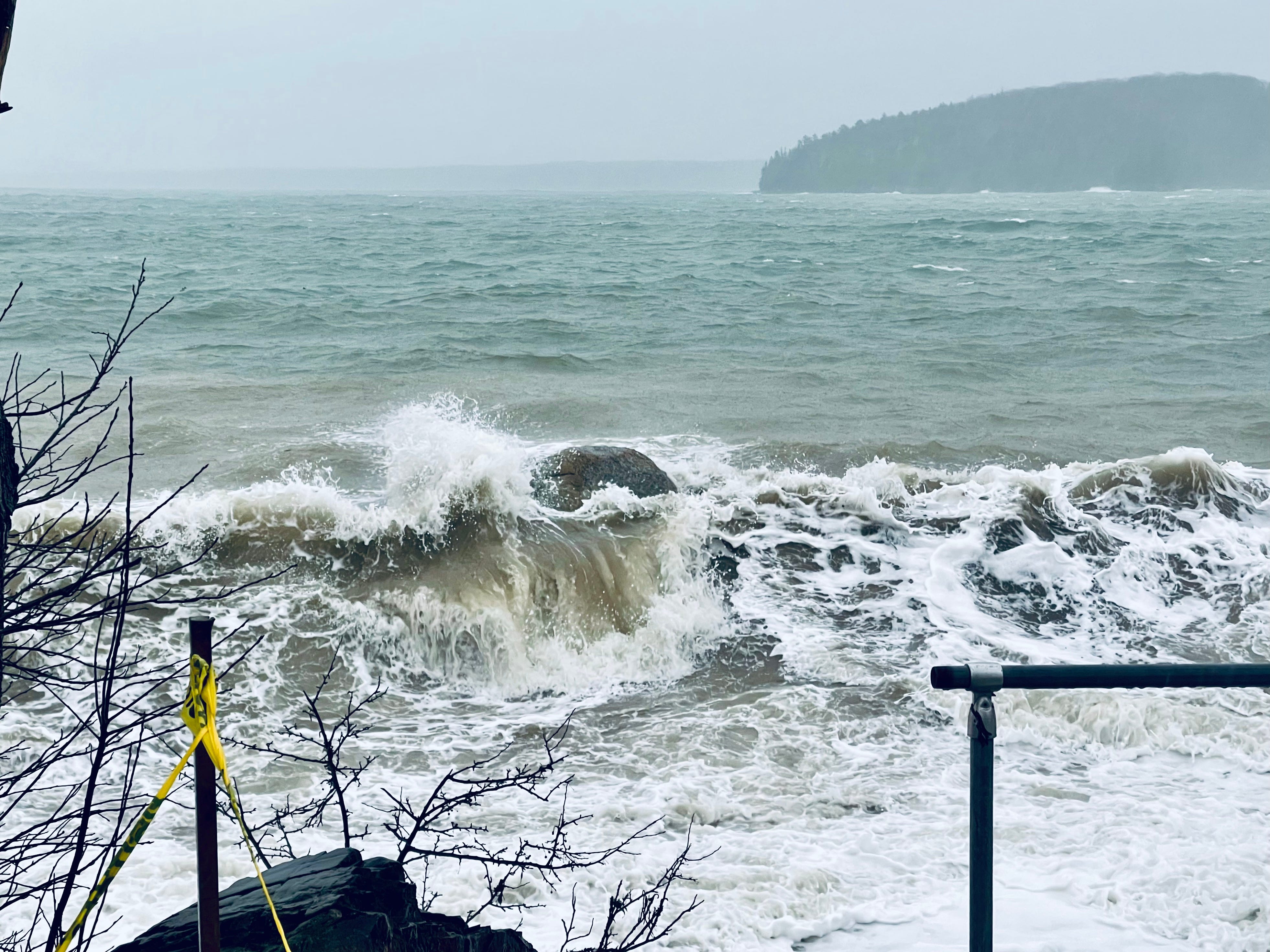 Second Storm Batters MDI - by Carrie Jones and Shaun Farrar