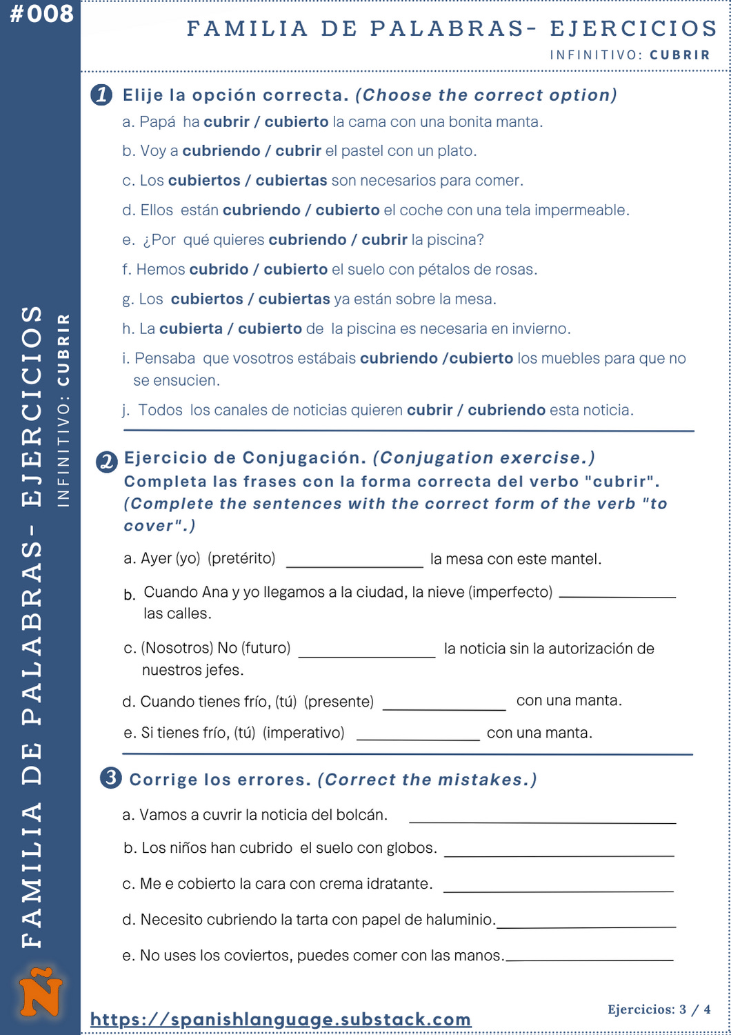 Familia de Palabras (Words Family) (008)