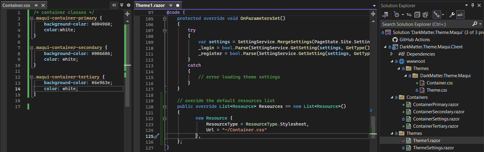 Adding Style to Oqtane Themes - by Mark Davis - Mark’s Wiki
