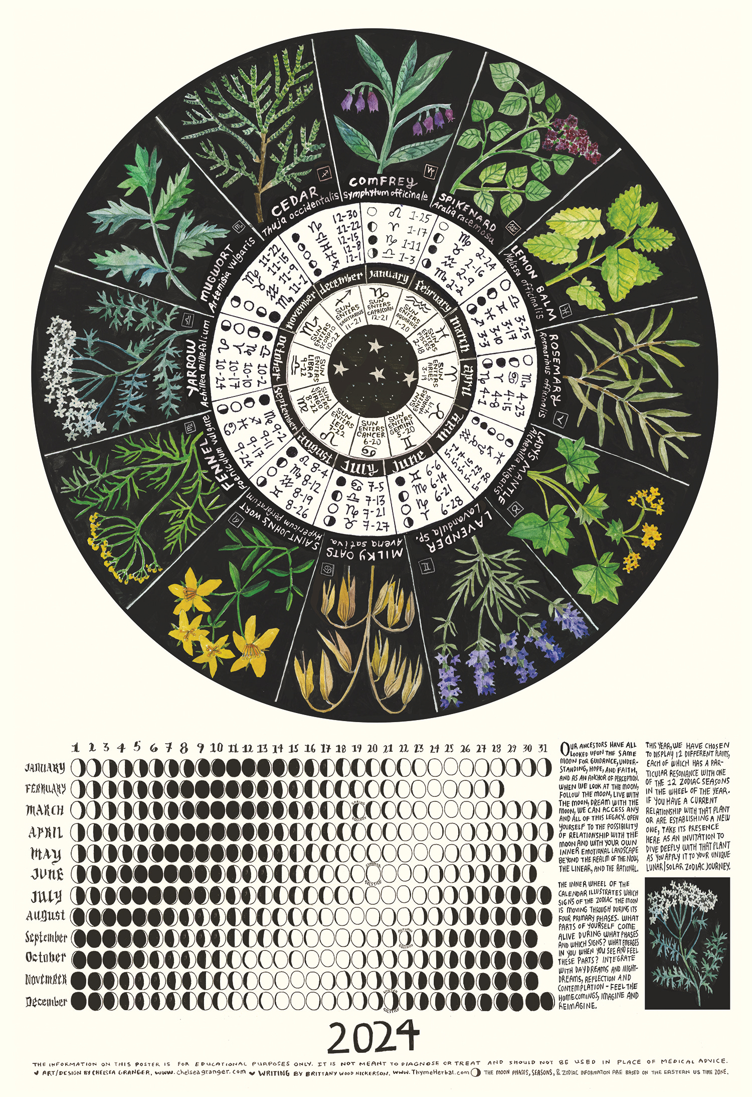 The 2024 Moon Calendar is here!