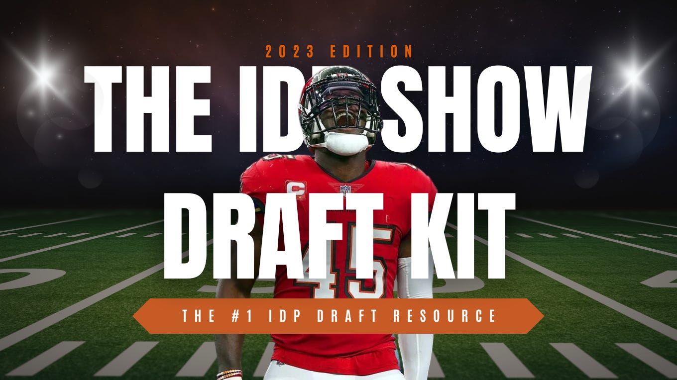 The IDP Show Draft Kit: 2023 Edition - The IDP Show