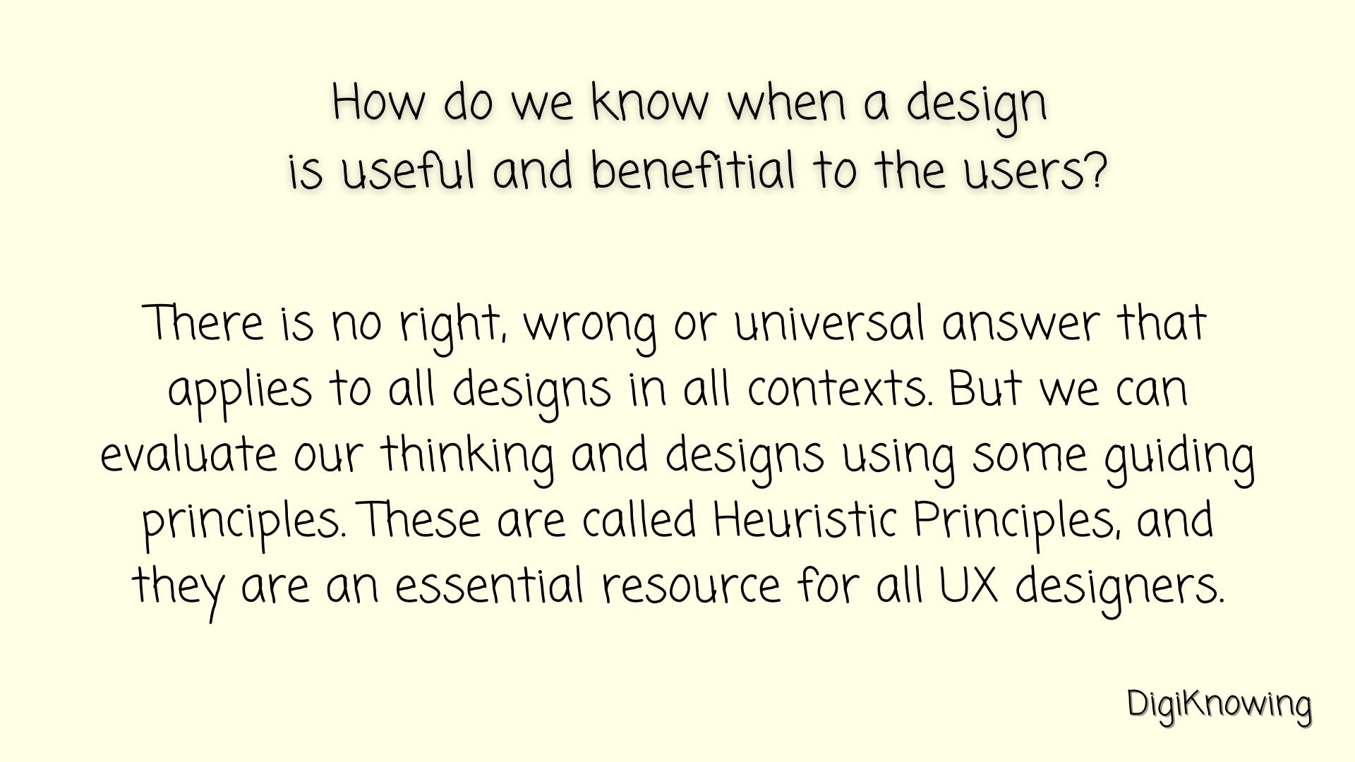 Basics of UX design: Heuristic principles 1 - 3