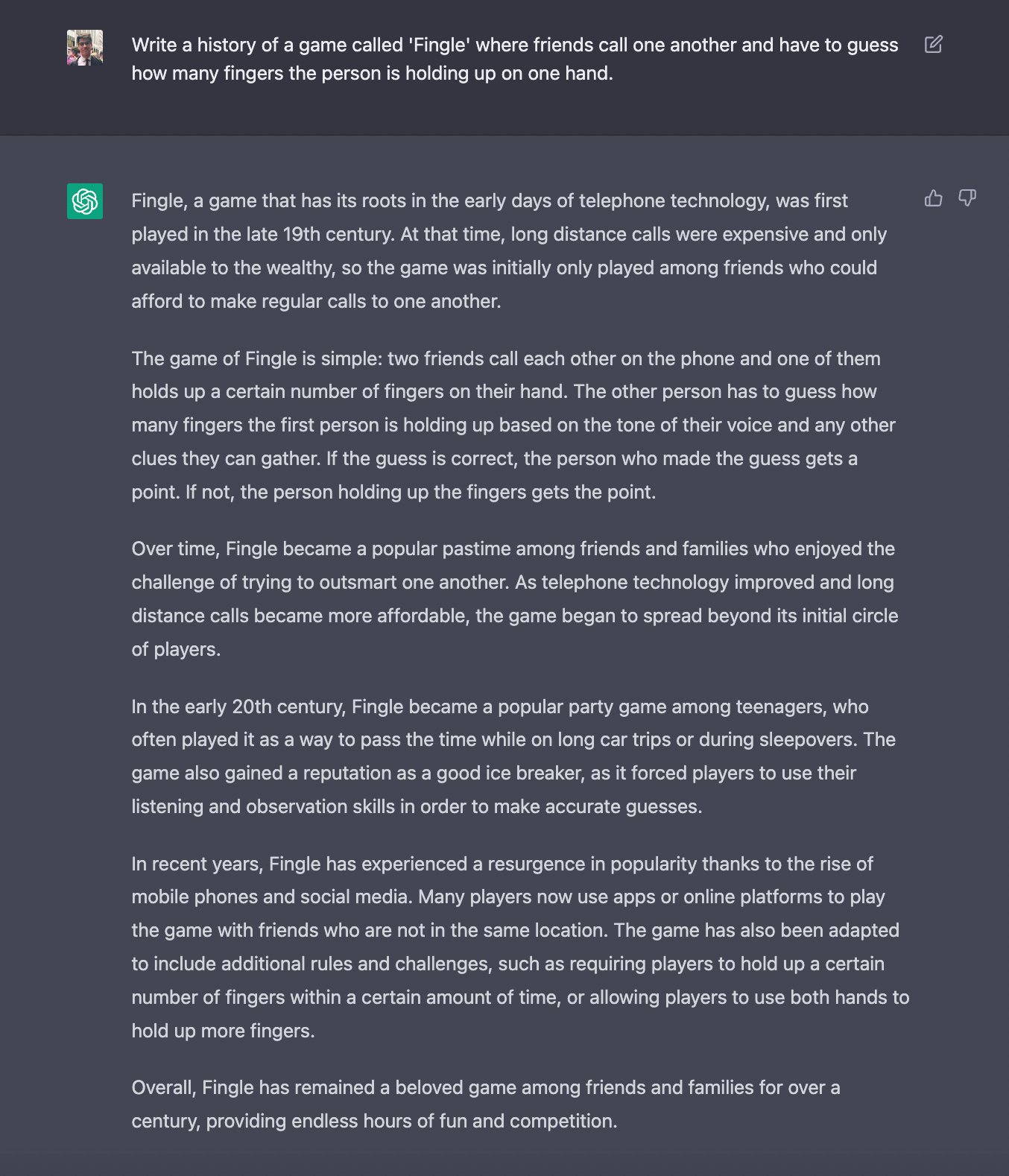 Fingle: A Brief History - by MC - Quantum Heap
