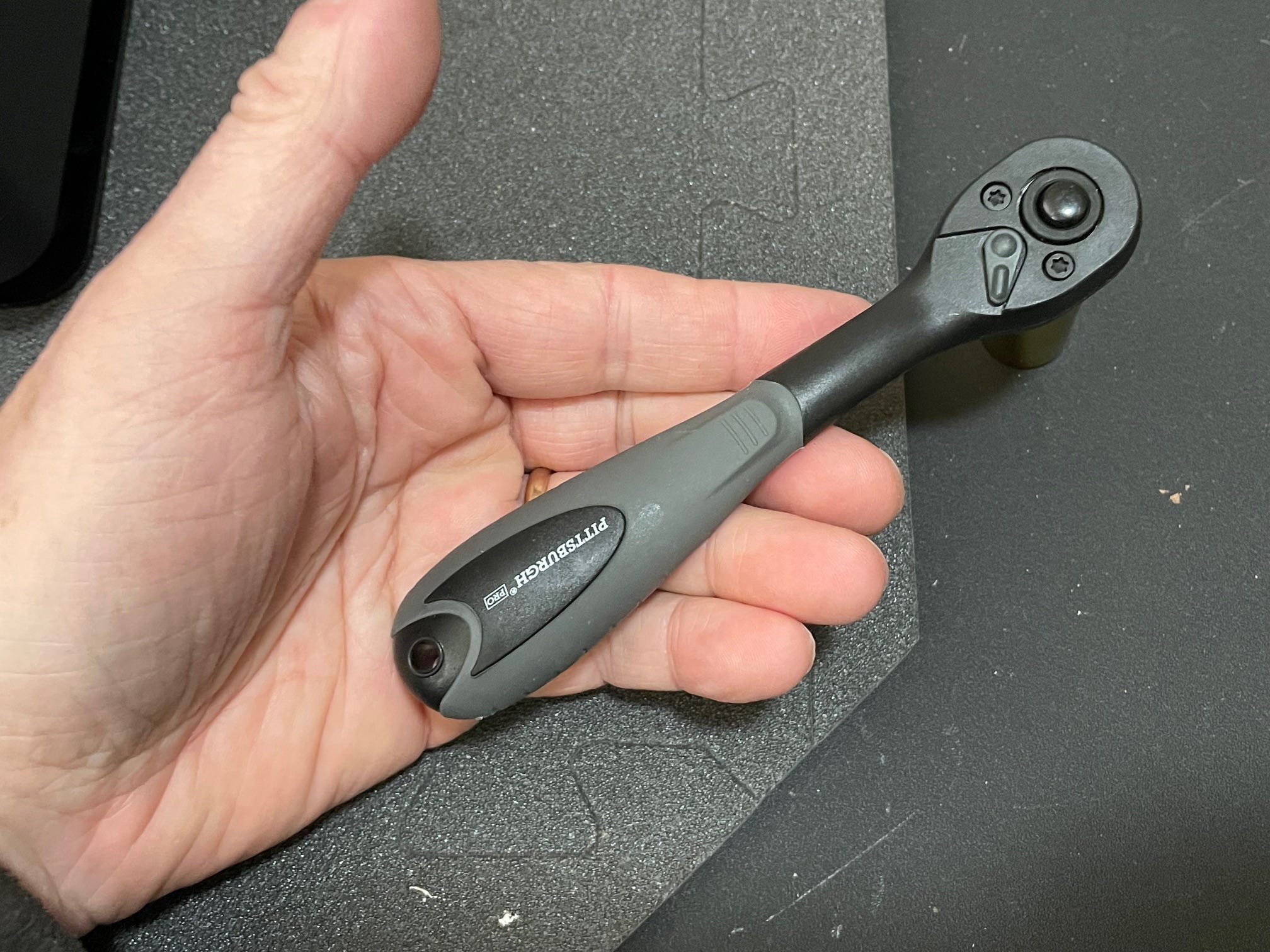 Insulated ratchet wrench for batteries... - by Mike Sokol