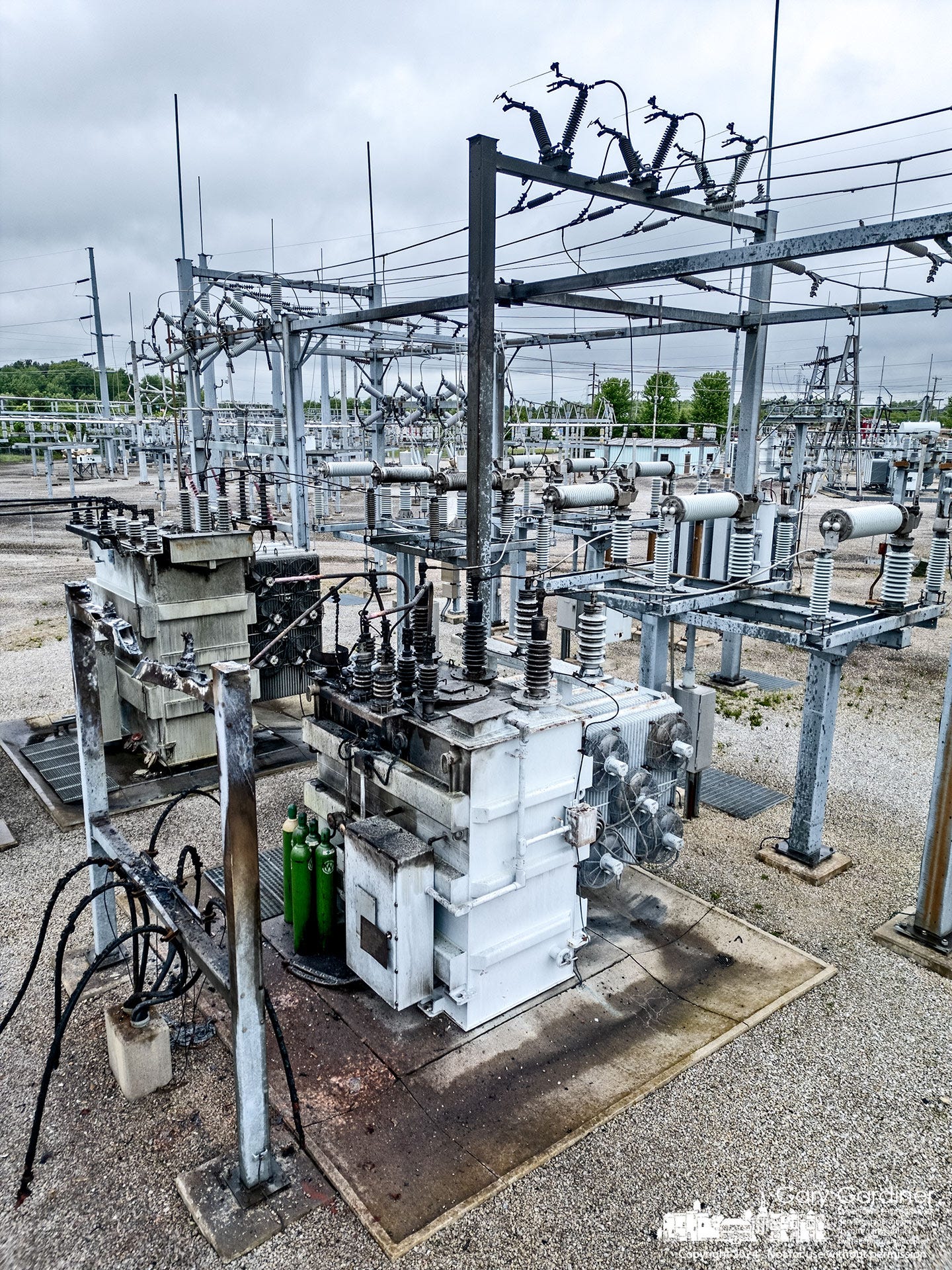 Explosion and Fire At Substation - by Gary Gardiner