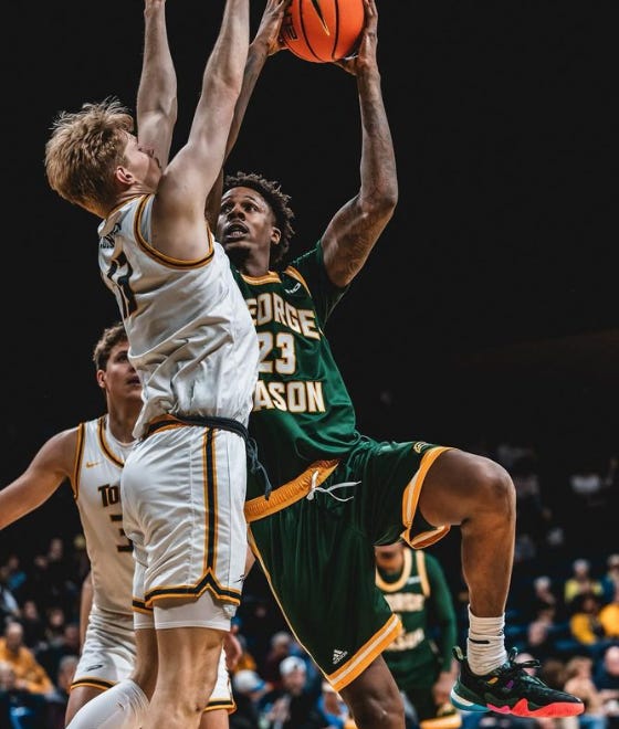 Tony Skinn and George Mason get huge first road win at Toledo 86-77