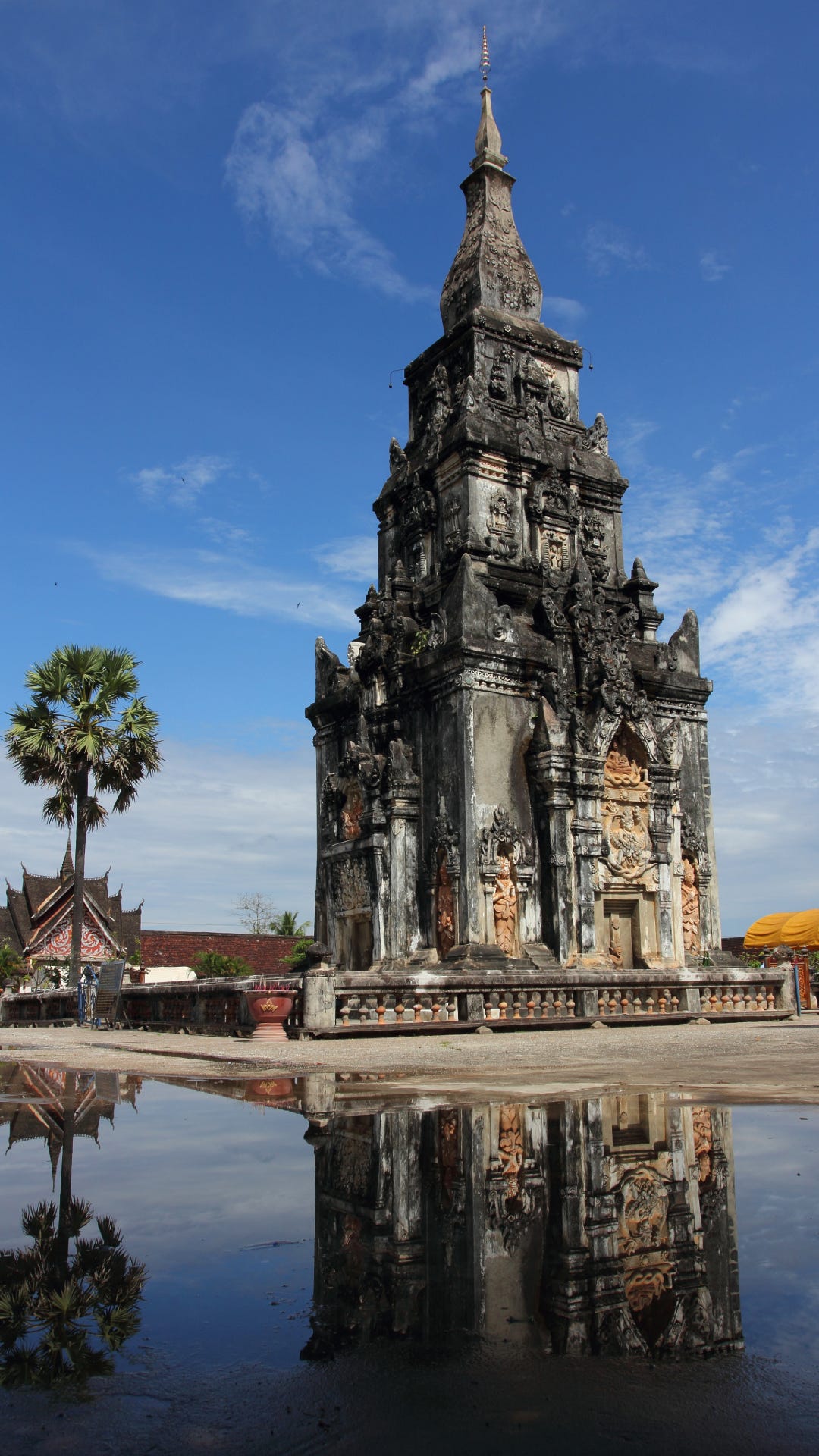 Lao Landmarks and Bangkok Buildings - by Noel Hidalgo Tan