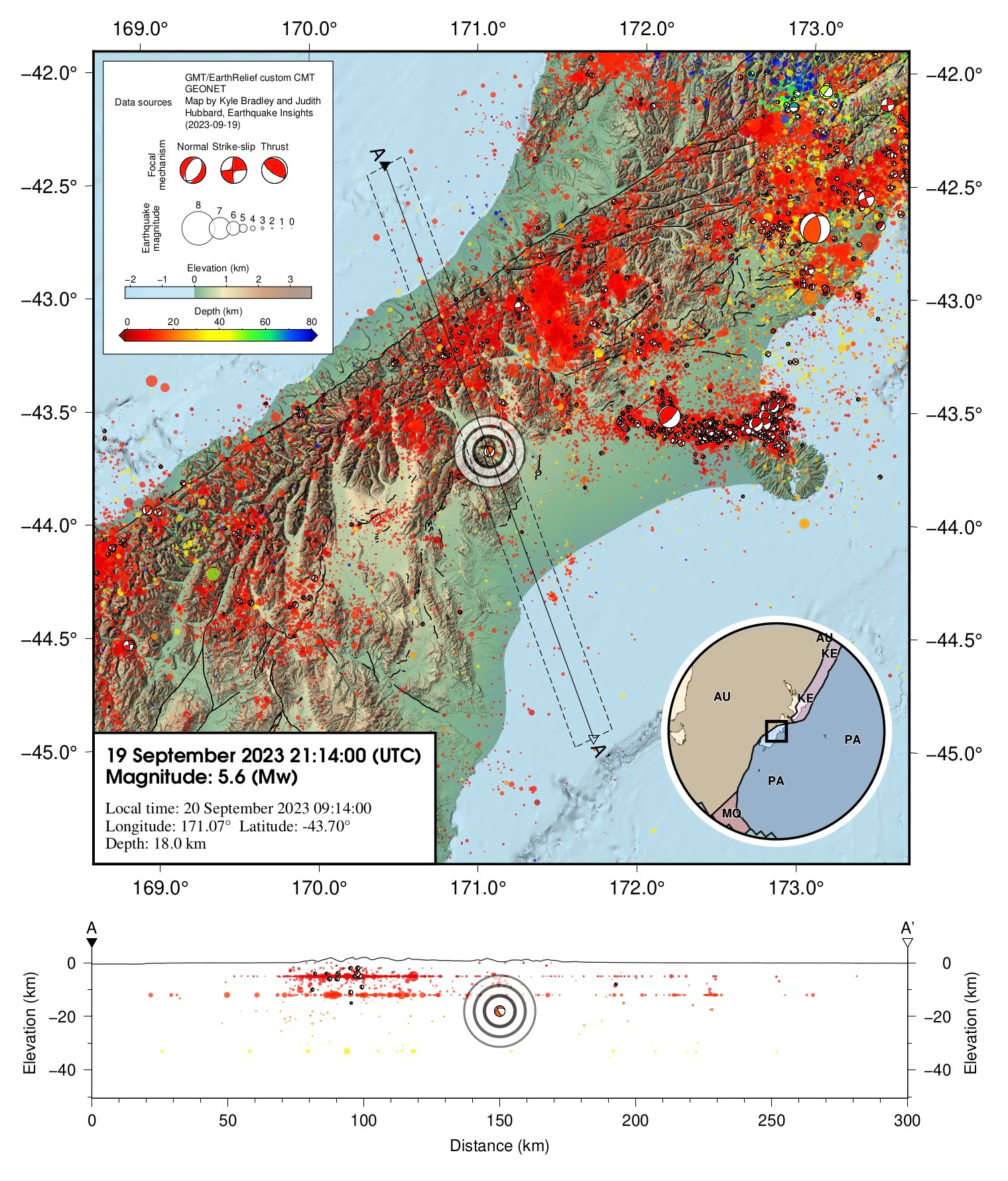 M6.0 earthquake strikes New Zealand's South Island