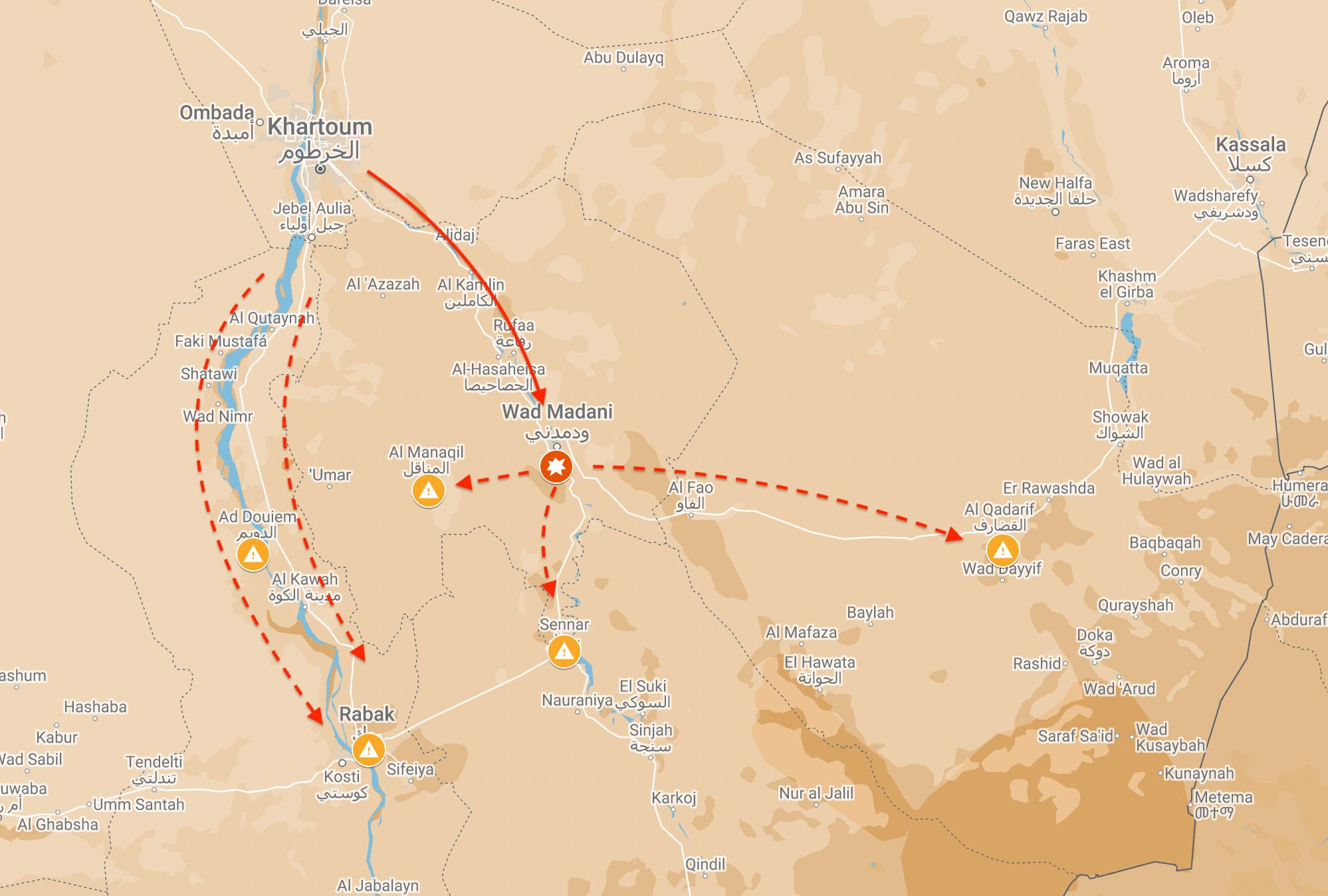 Fall of Wad Madani fuels criticism of army
