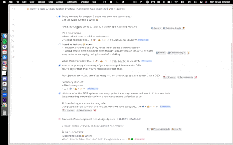 How To Extract All Your Social Media Content From One Weekly Newsletter