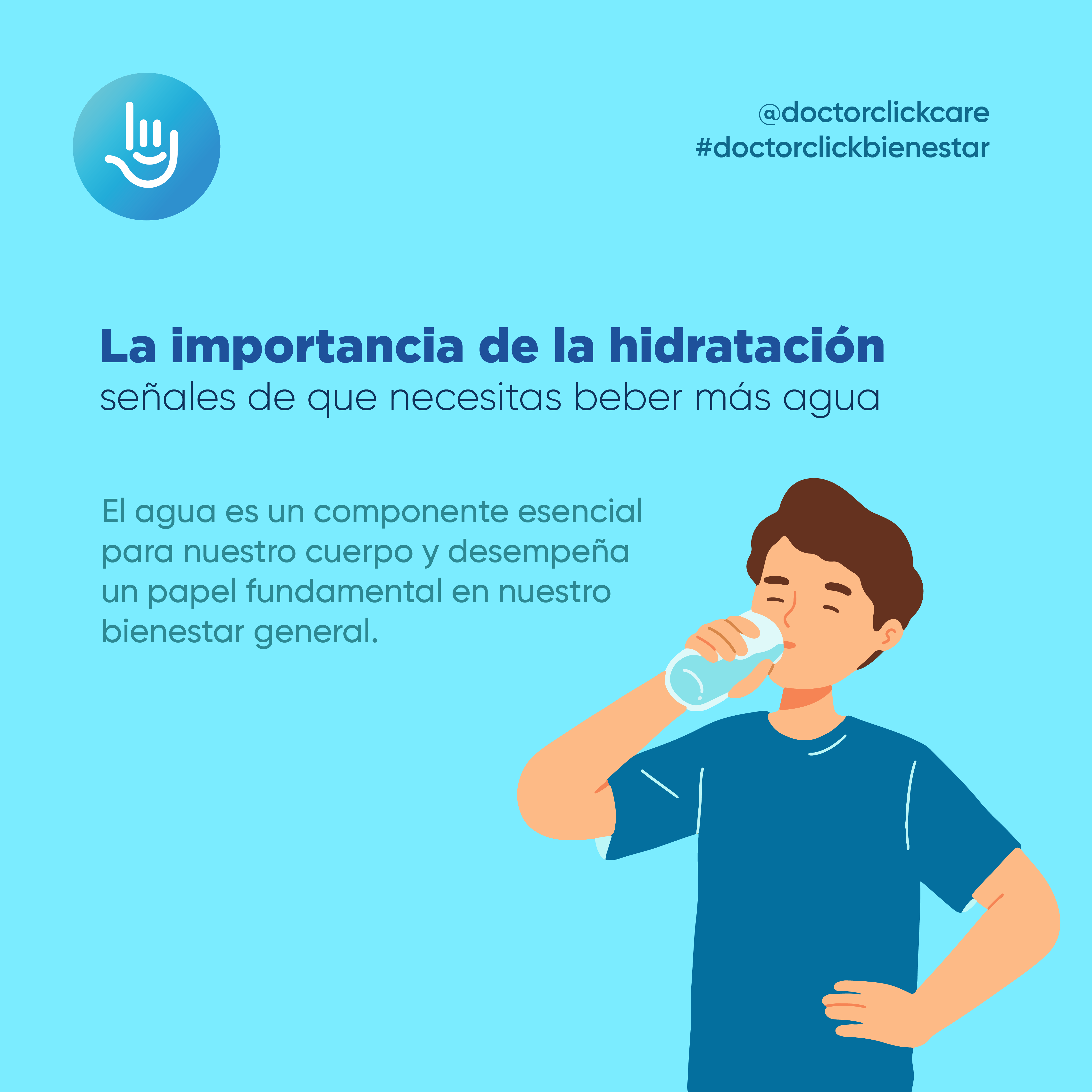 La importancia de la hidratación - by DoctorClick