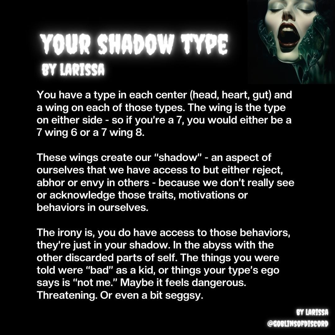 👹 Enneagram Shadow Type 👹 - Goblins of Discord Substack