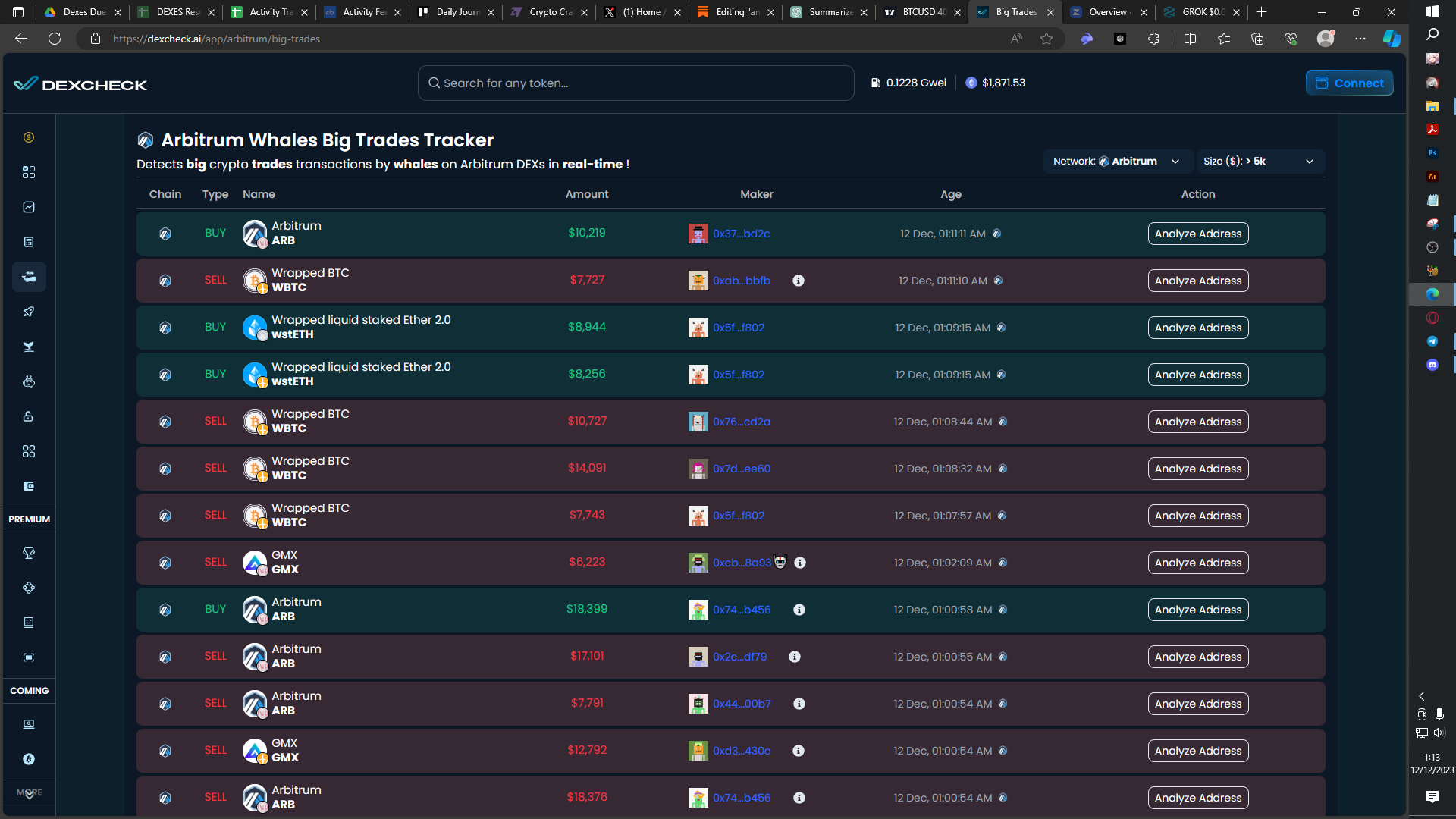 analyst-dex-11dec2023 - Icebricks's Journals