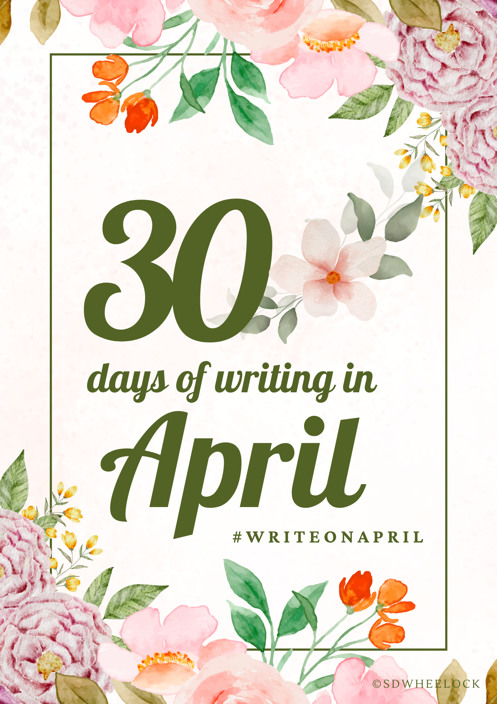 Write On: 30 days of Writing - Sharon shares