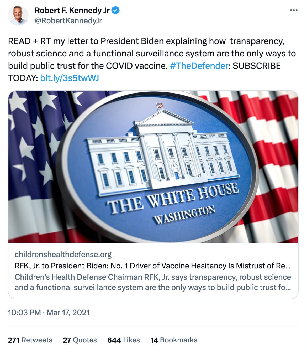 Twitter Files : Qui Sont les Personnes qui Affirment que R.f. Kennedy ...