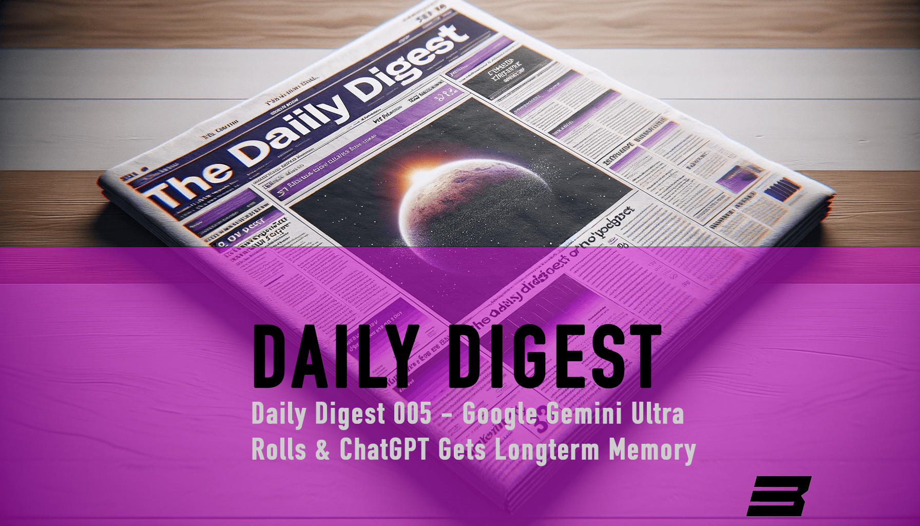 Daily Digest 005 - Google Gemini Ultra Rolls & ChatGPT Gets Long-term Memory