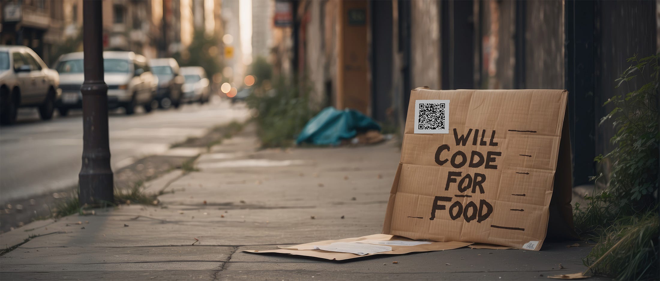 Will Code For Food - by Dré Labre - Design Fiction Daily