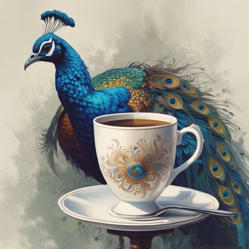 Coffee with Peacocks - L.A. Nolan's Substack