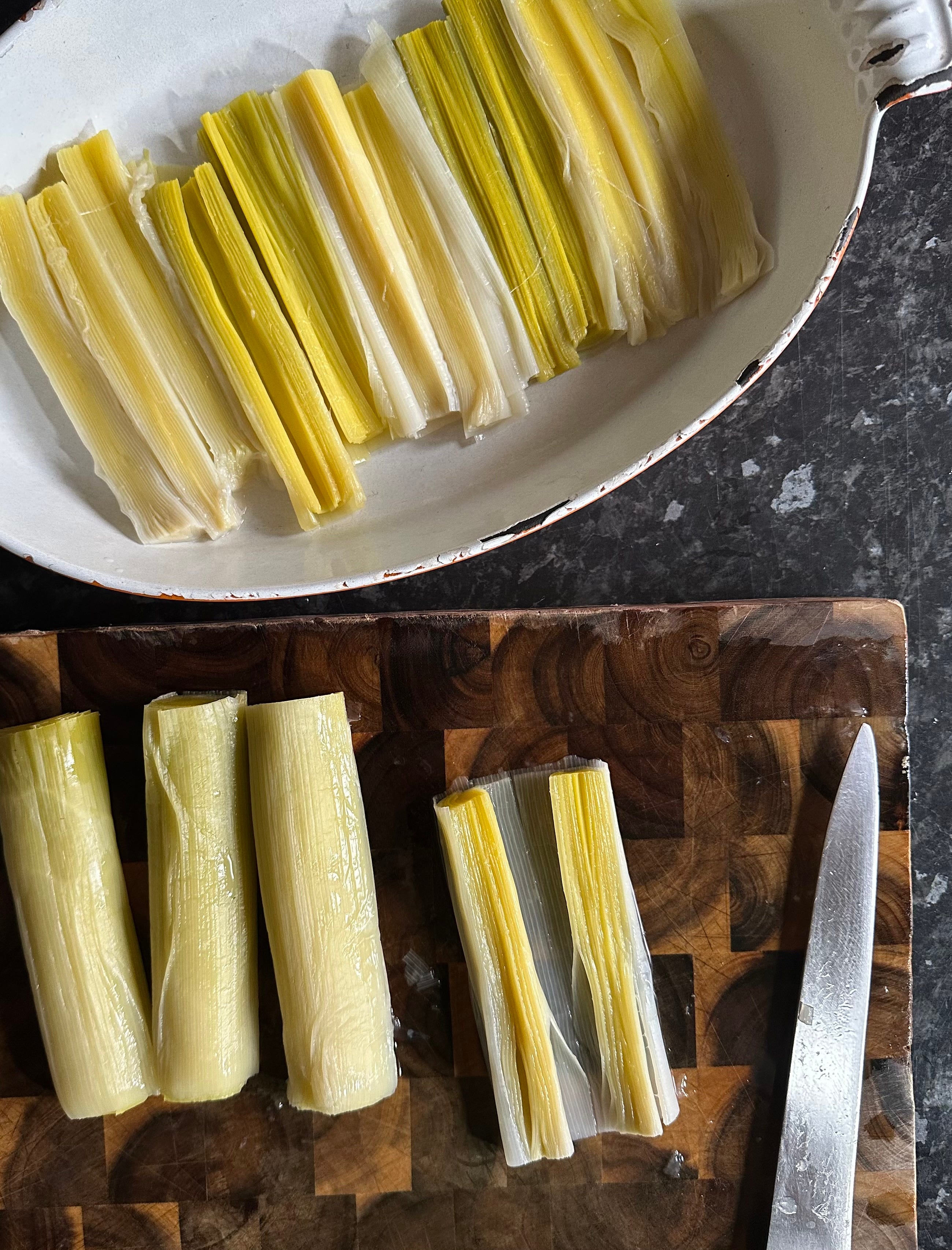 Nick Bramham's Leeks Vinaigrette - Vittles