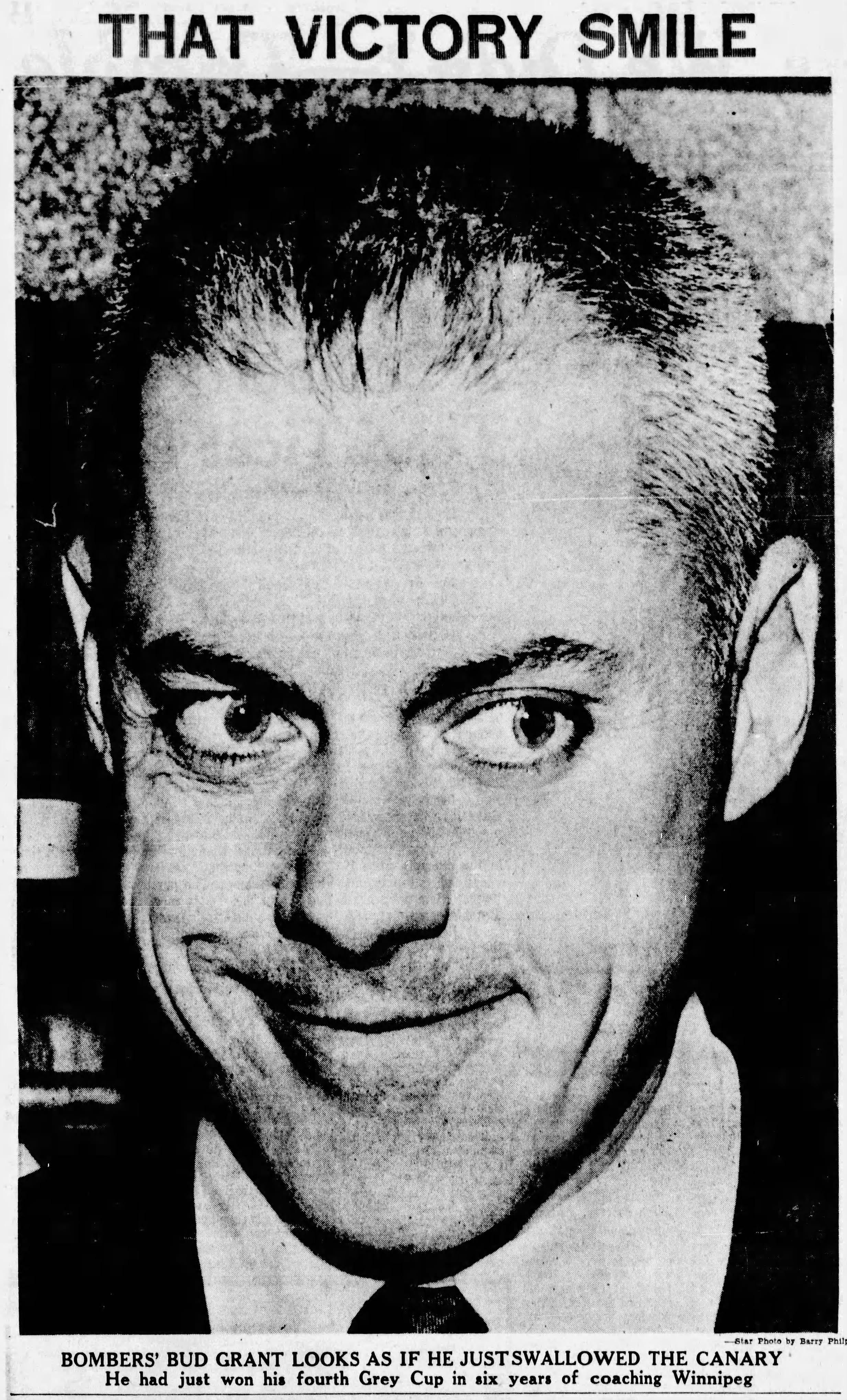 Today's Tidbit... Fog and the 1962 Grey Cup, Part II