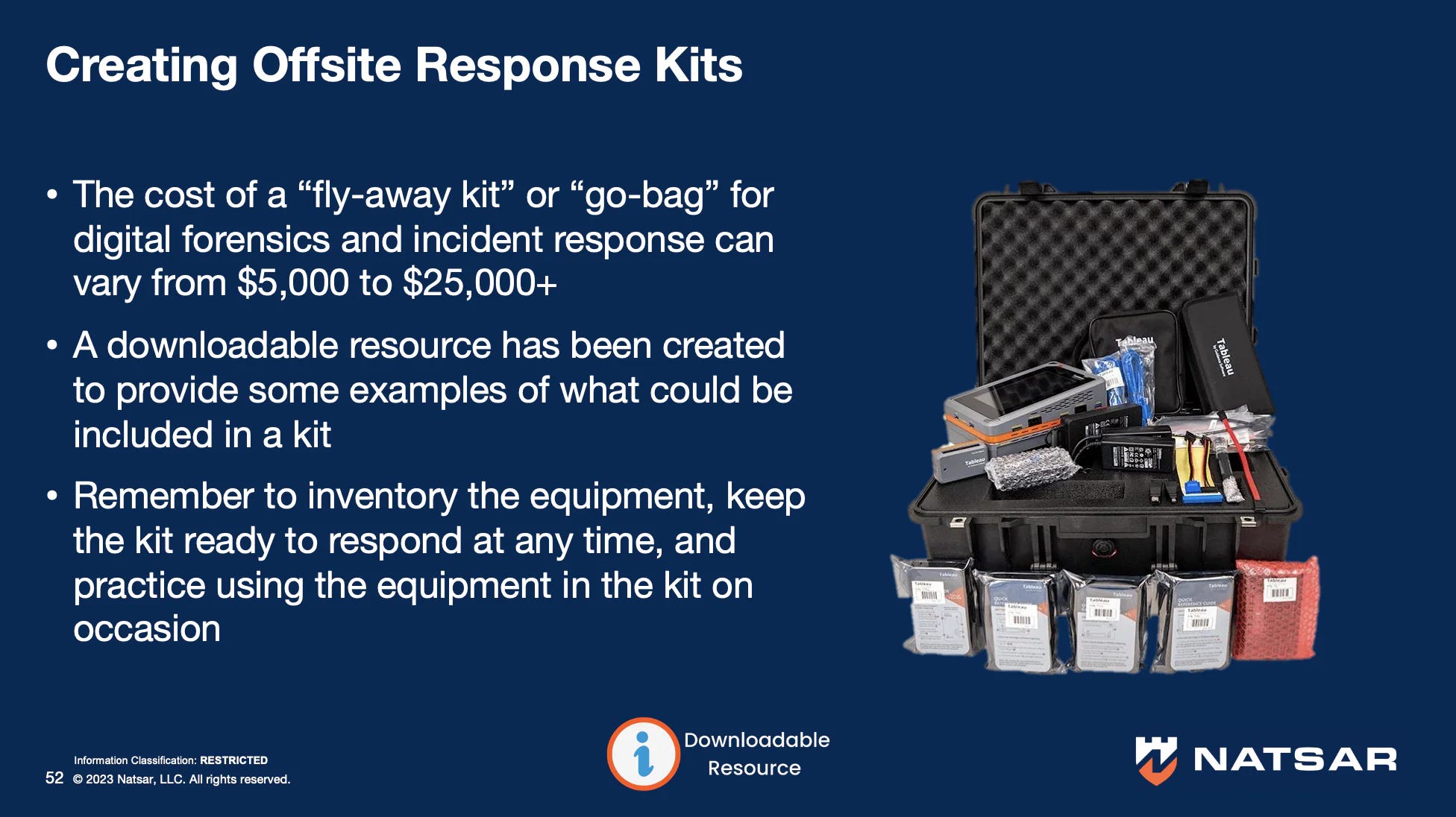 Building a Digital Forensics and Incident Response Offsite Response Kit