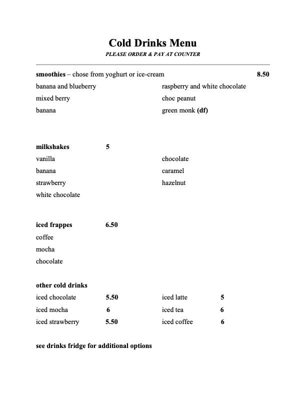 SEVEN MONKS CAFÉ | Heads Up Launceston Food Guide