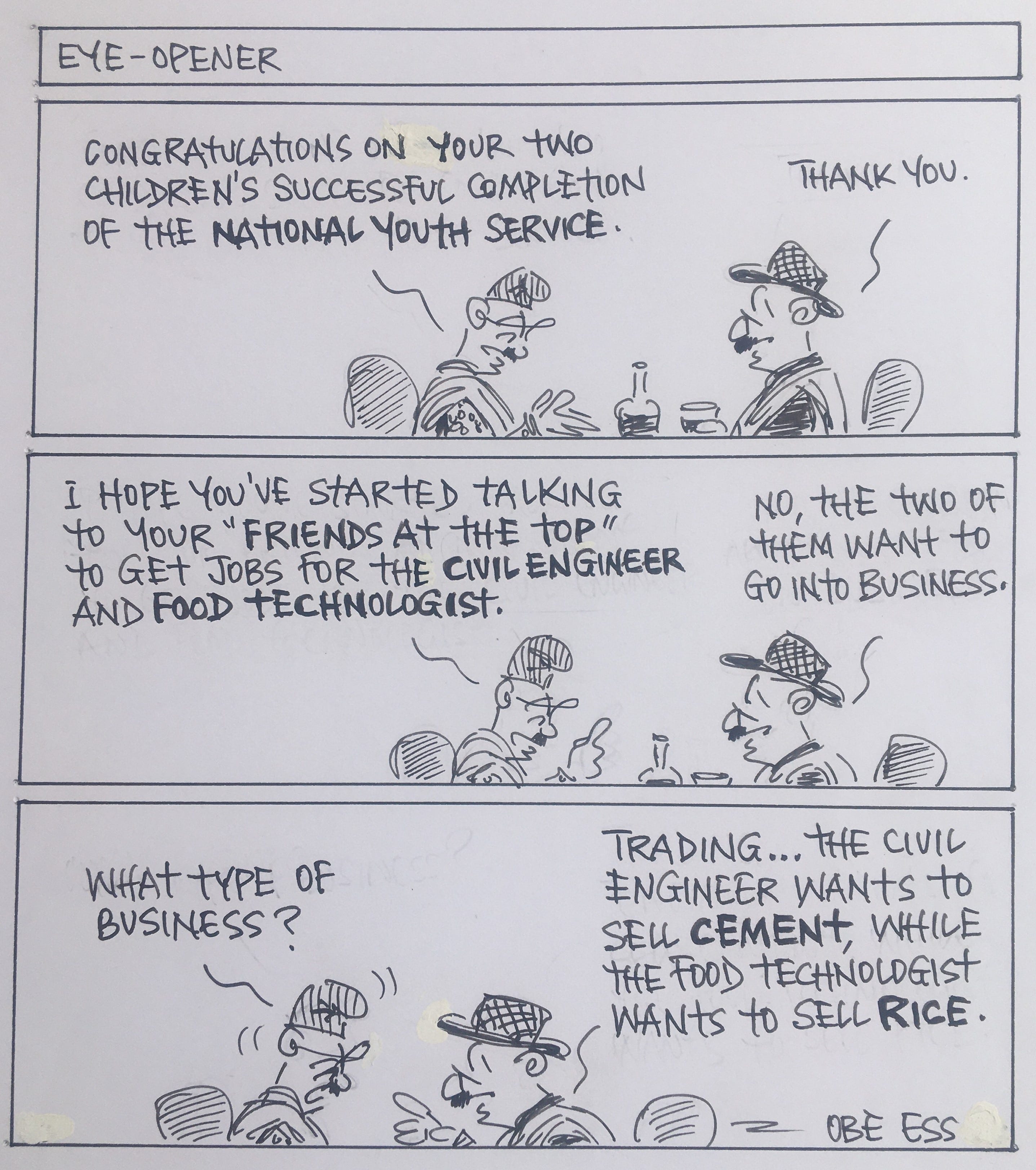 Eye-opener - by Obe Ess - Obe’s Newsletter