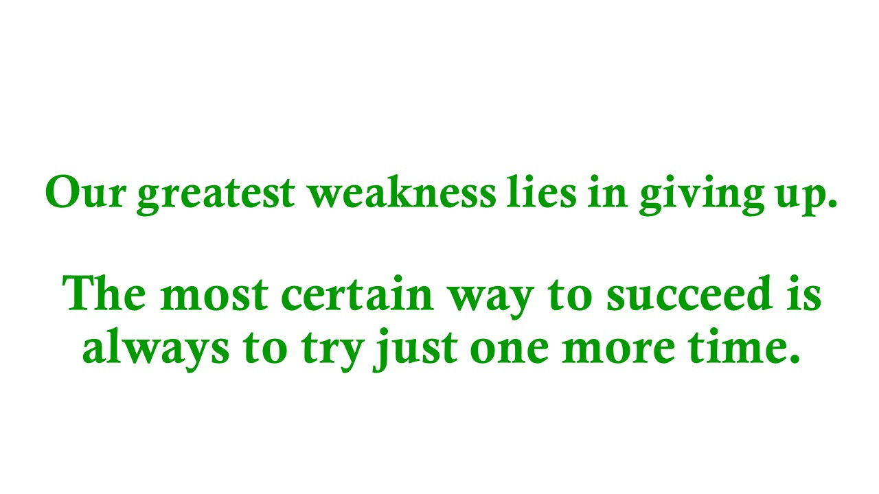 Don't give up! - by Jon Doolen - Jon’s Substack