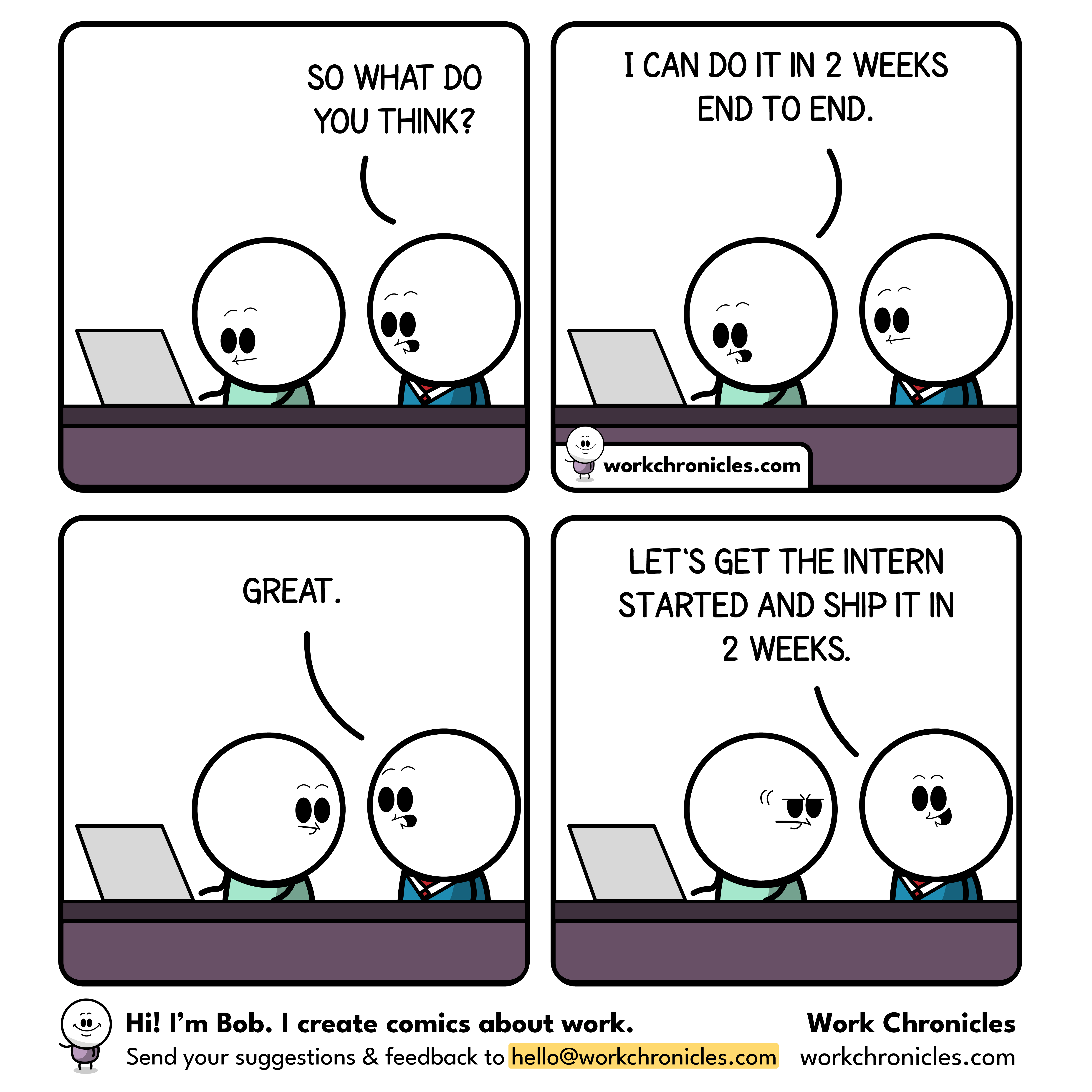 (comic) Sacred Estimates - Work Chronicles