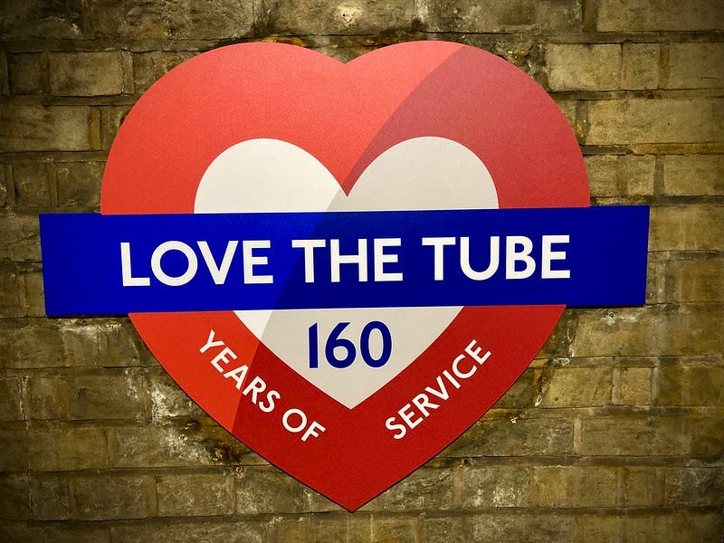 Who was the first person to ride on the Tube?