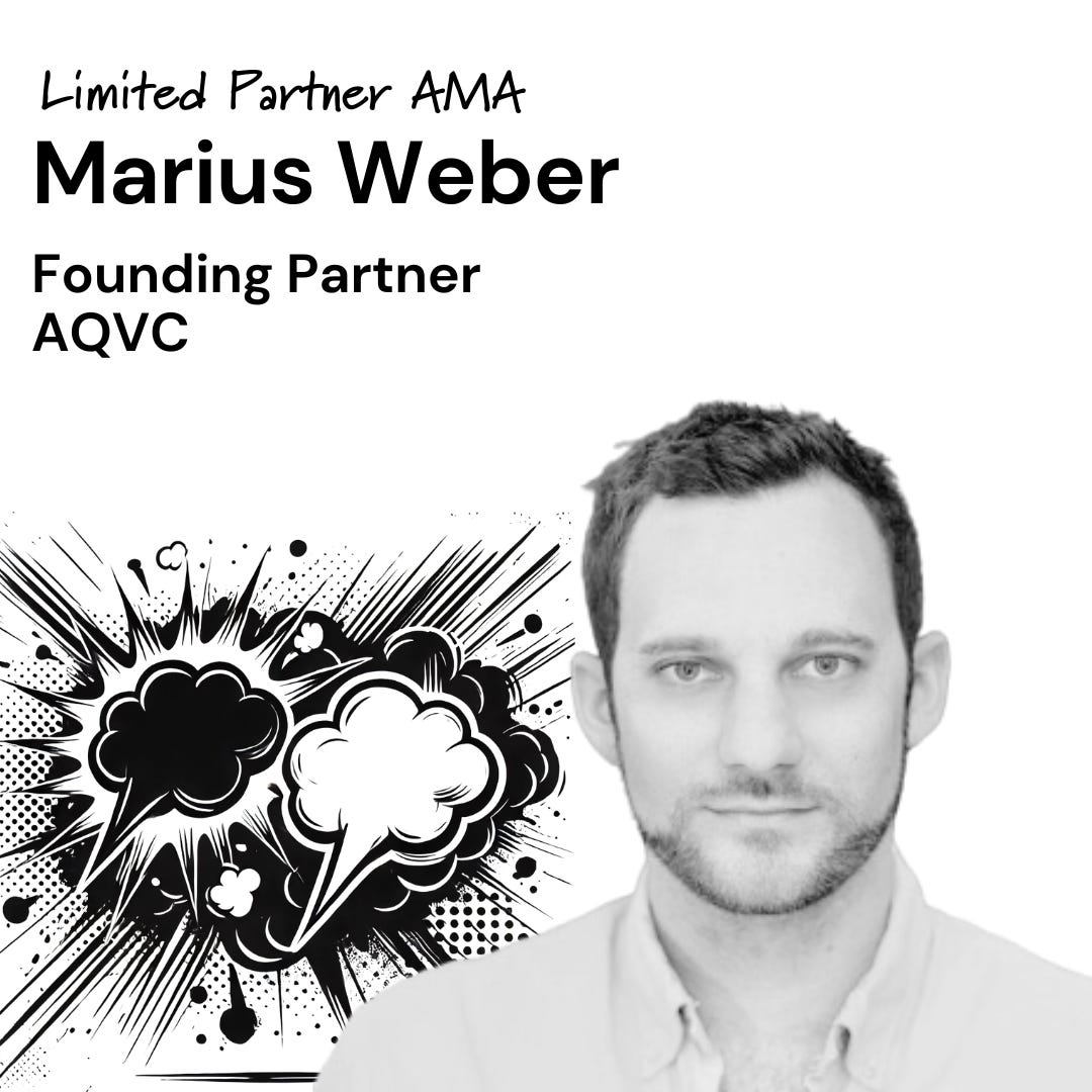 LP AMA with AQVC’s Marius Weber - by David Cruz e Silva 🎙
