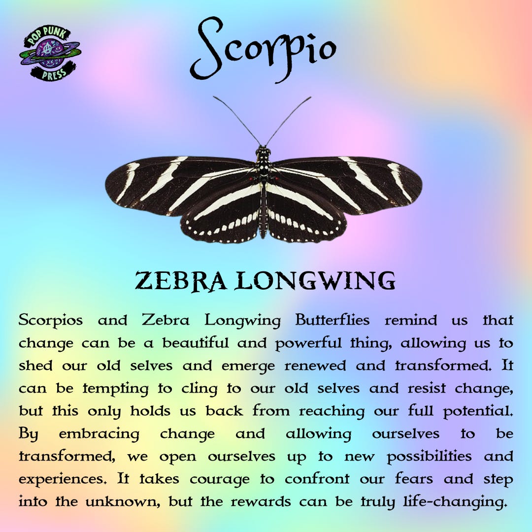 Zodiac Signs as Butterflies - by Lady Aethelwyne