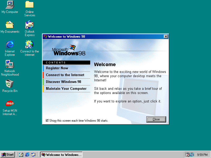 The History of Windows 98 - by Bradford Morgan White