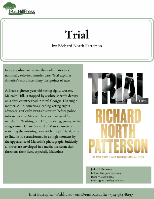 New Book: Trial Media Kit - by Richard North Patterson