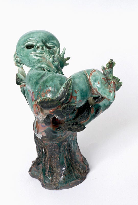 Angel Waking Up in a Tree (1957) - by lucia - lamb’s head