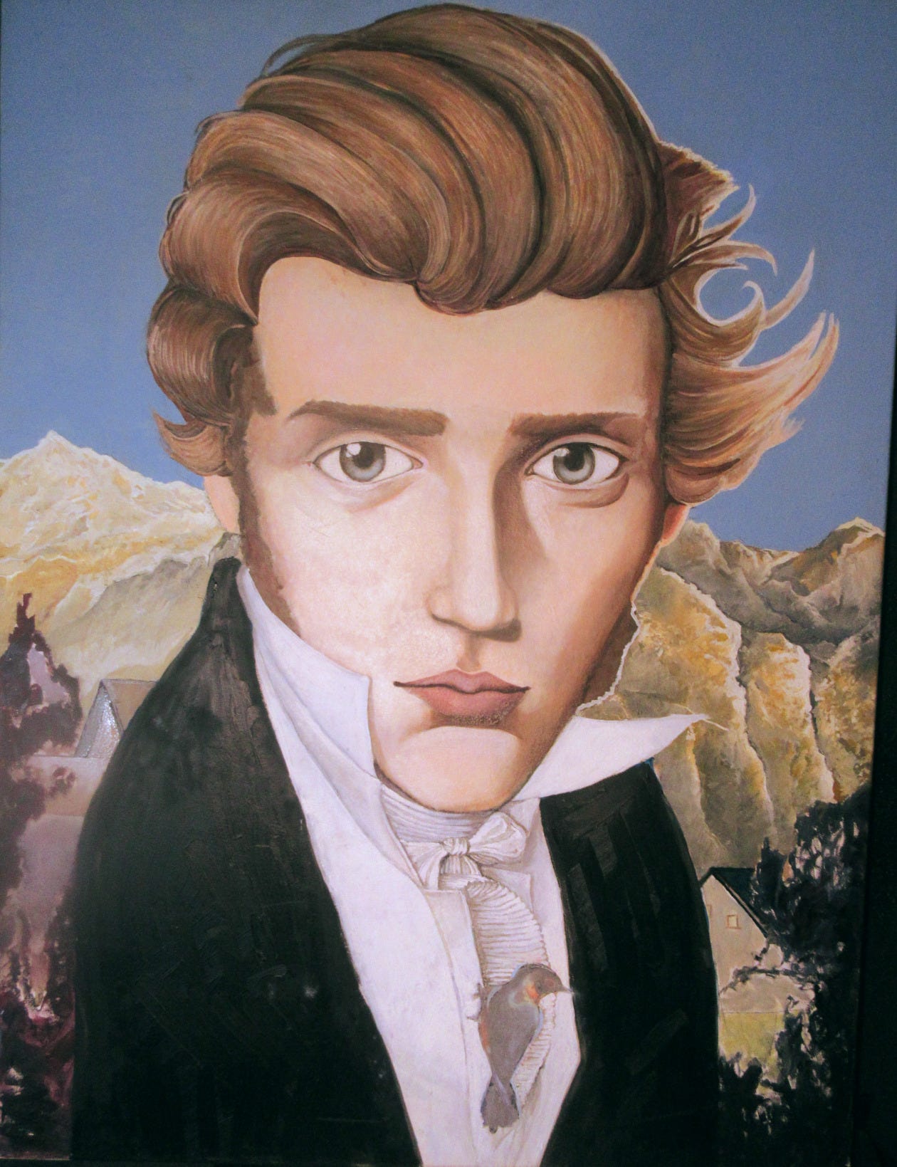 On my 2023 Fine Art Oil Painting, "Søren Kierkegaard at Sils-Maria"