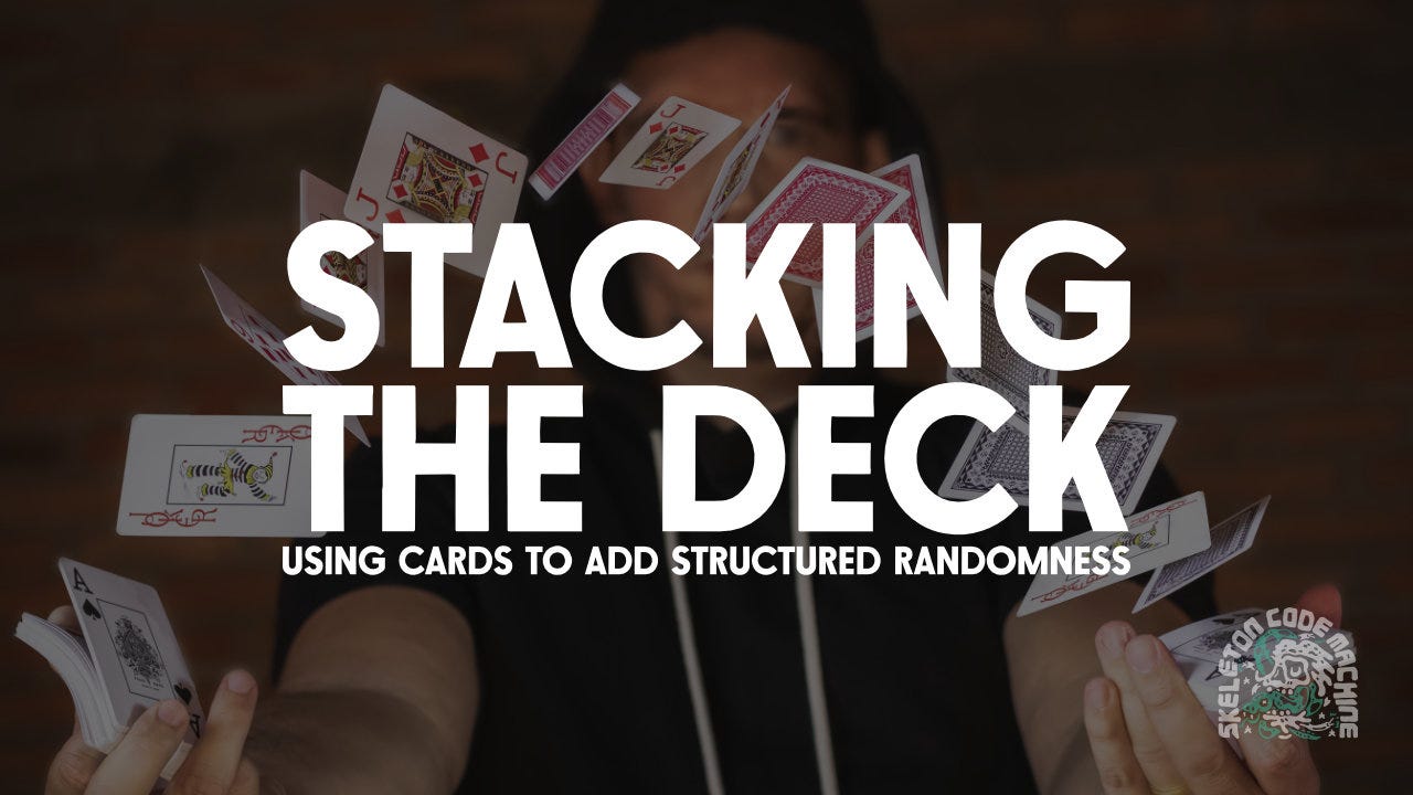 Stacking the deck - by Exeunt Press - Skeleton Code Machine