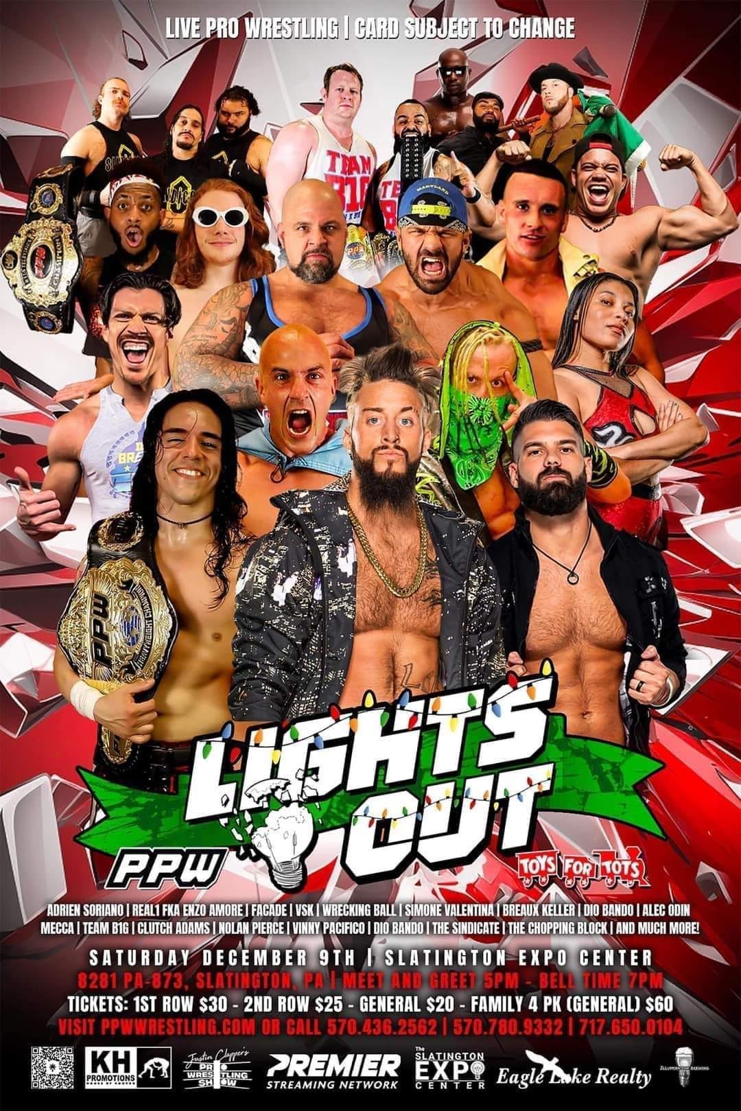 Saturday: PPW Lights Out in Slatington - by Jeff Quinton