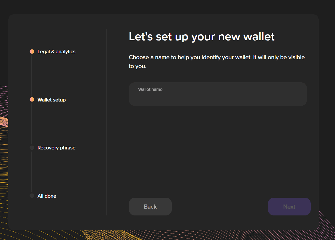 How To Set Up A Lace Wallet - The Cardano Times