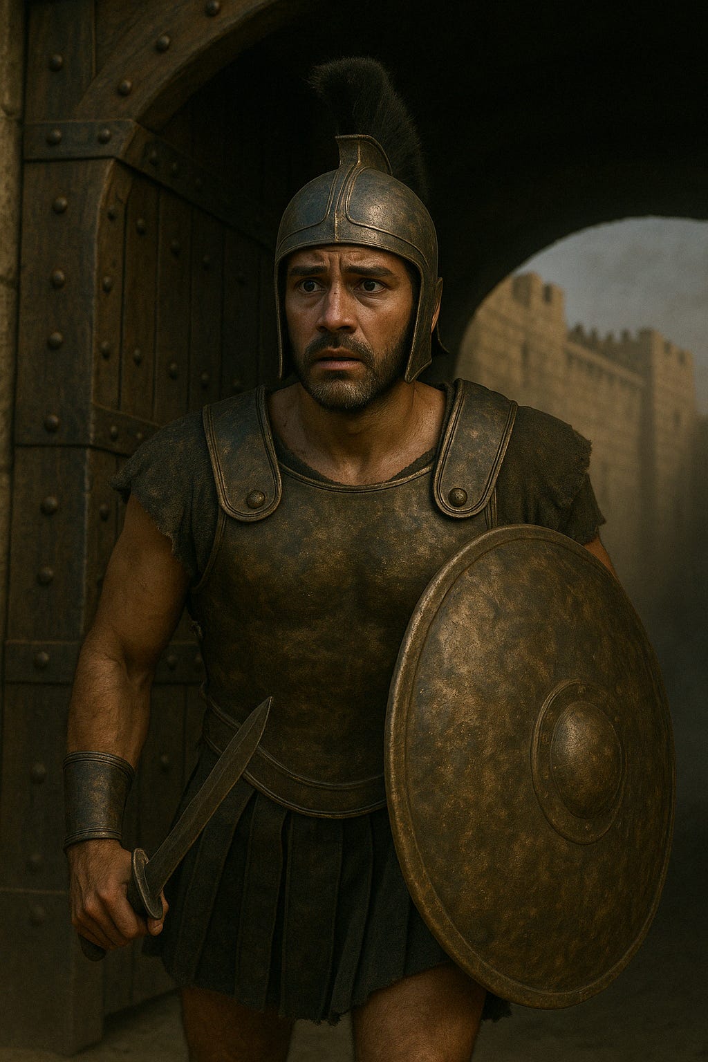 Hector Faces Achilles - by Kirk Barbera - Kirk’s Substack