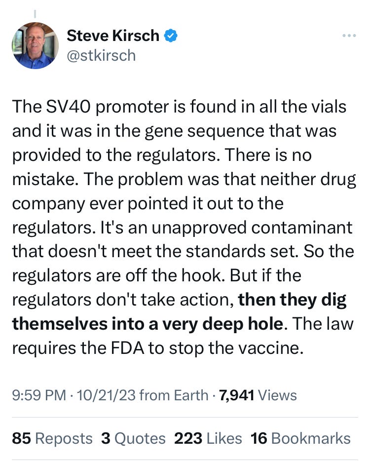 SPECIAL ISSUE Steve Kirsch Viral Tweets: NOW You Can Sue Vaccine ...