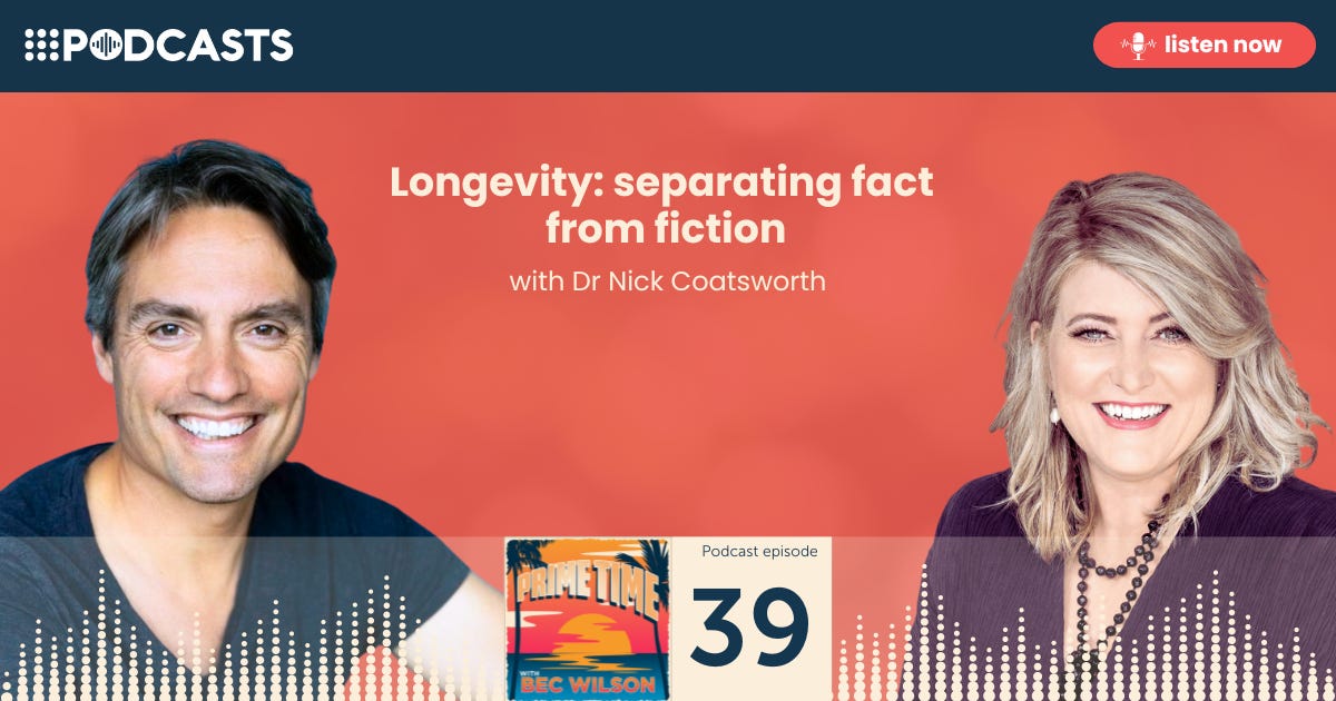 Longevity: separating fact from fiction with Dr Nick Coatsworth