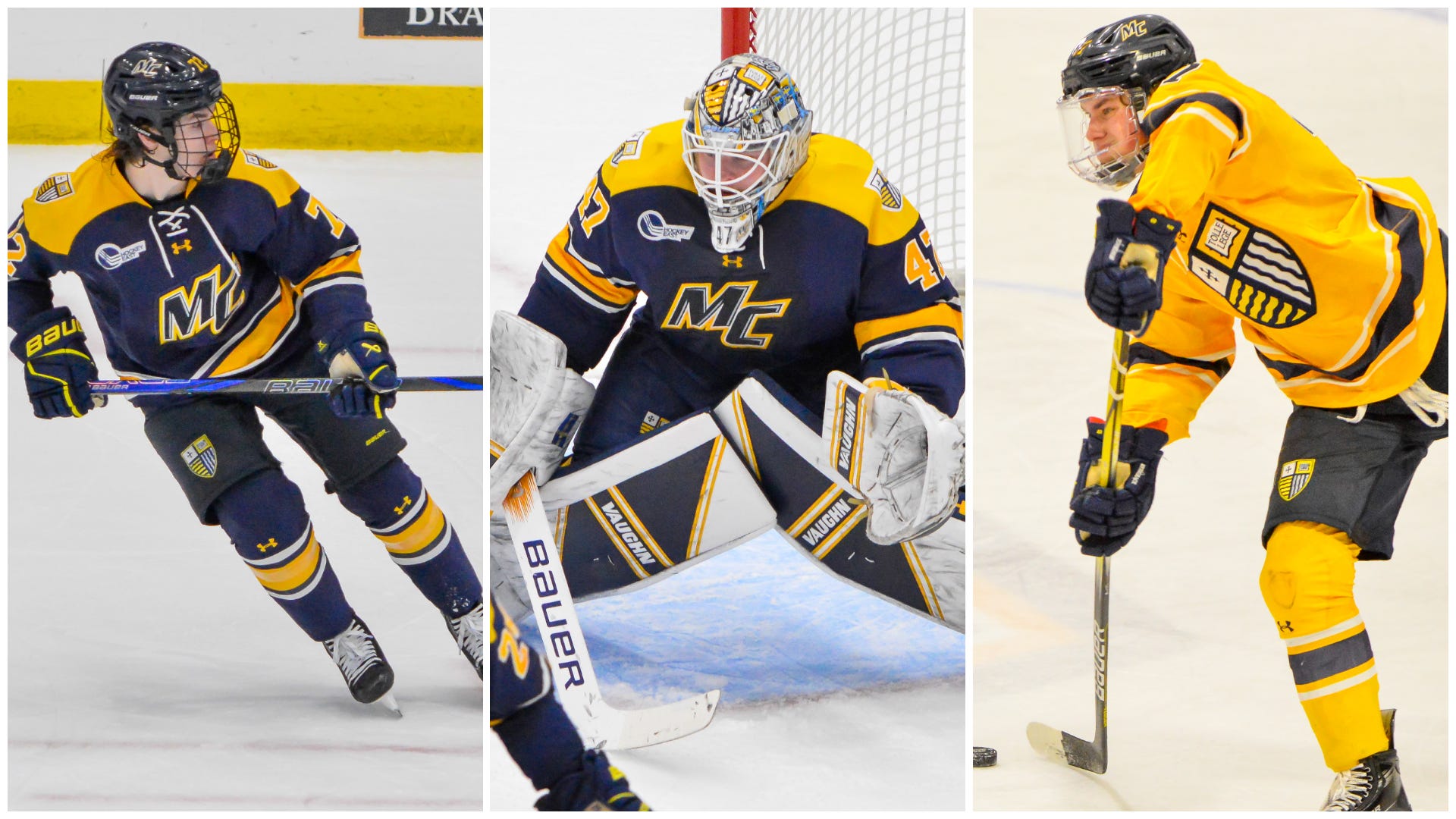 Trio of Merrimack players win Hockey East weekly awards