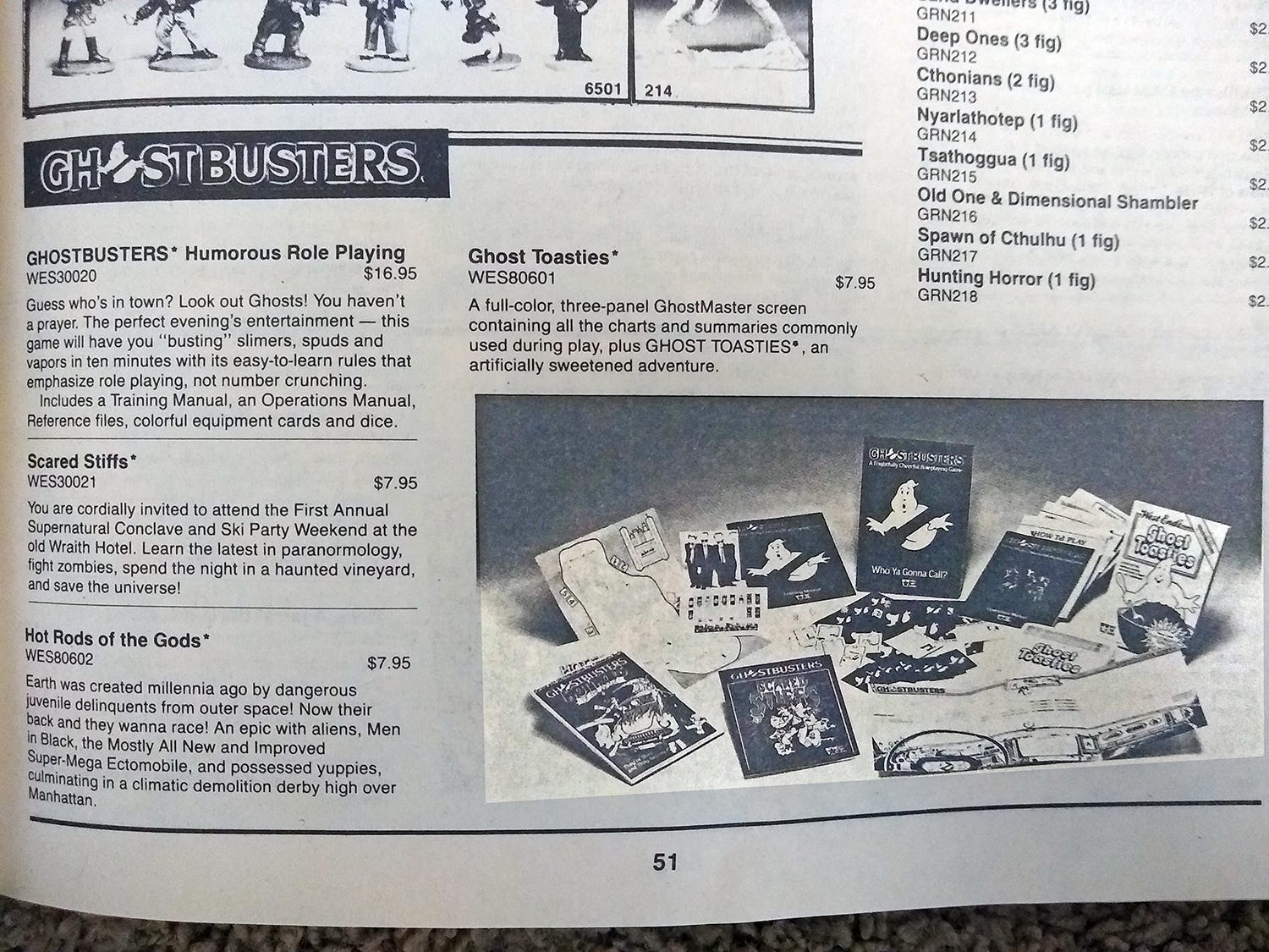 TSR Mail Order Hobby Shop 1988: Choices, Choices!