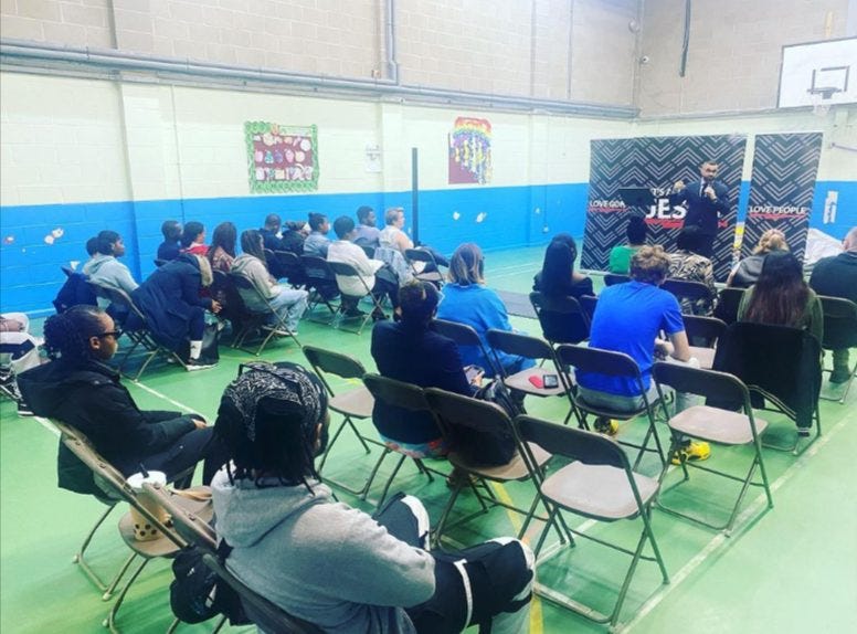 A Gallery Of The Faithful Gathering For Church. Album 42