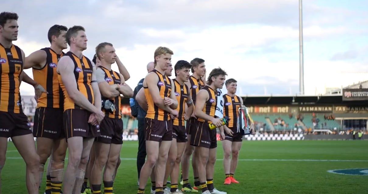 Out grinding Ross Lyon's Saints - Hawks Insiders